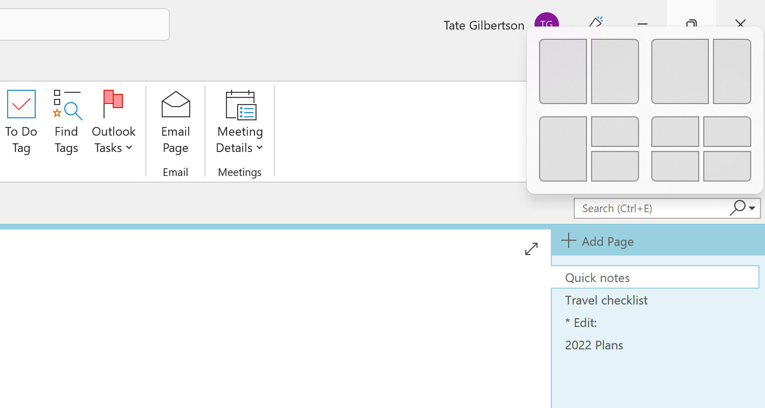 Split your screen with improved Snap in Windows 11