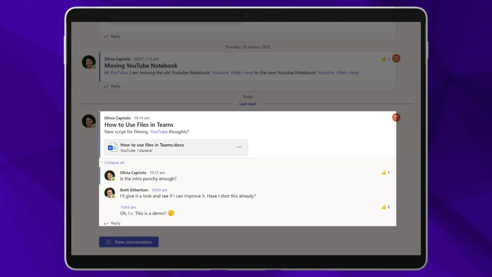 How to Work on a File with your Team in Teams